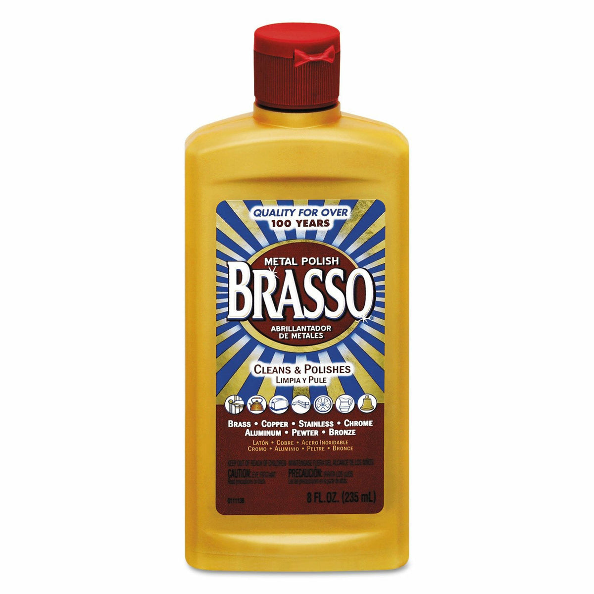 Brasso Metal Surface Polish Cleaner 8 oz - House Mart - Home Supplies ...