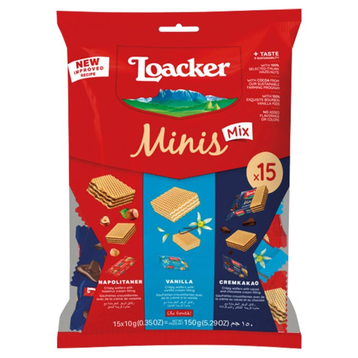 Wafer Loacker Mini Mix 7 Pieces - 150g - Home Supplies, Tools and ...